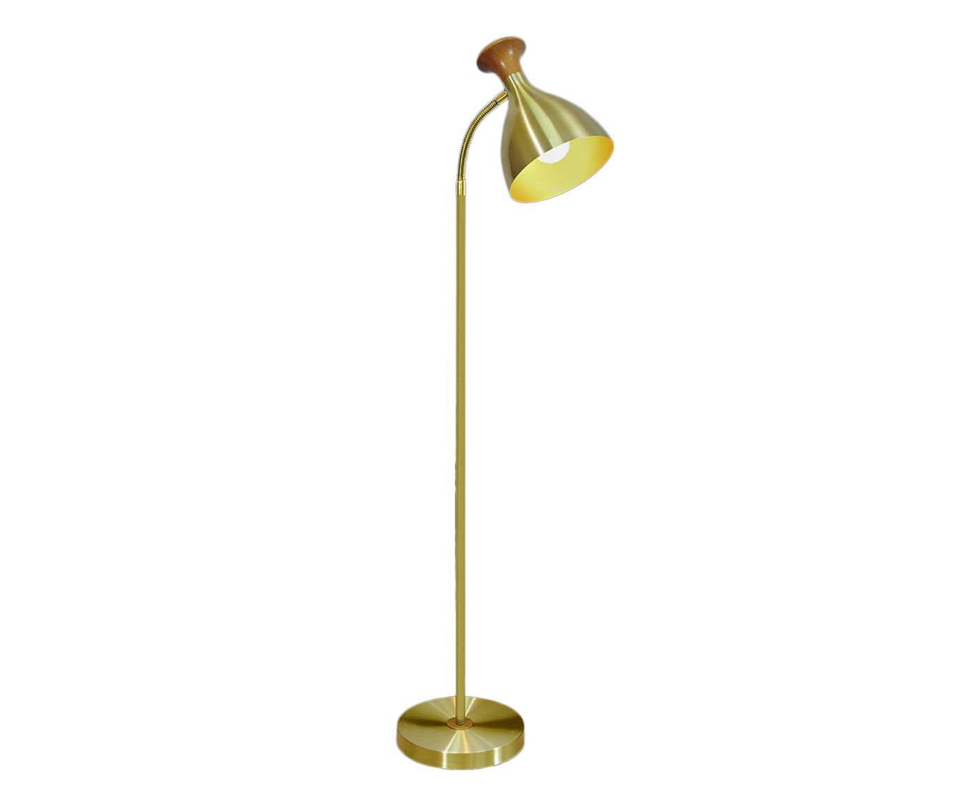 Luminária de Piso Kamilla Dourada Bivolt - 145X22cm | Westwing.com.br Luminária de Piso Kamilla Dourada Bivolt - 145X22cm | Westwing.com.br