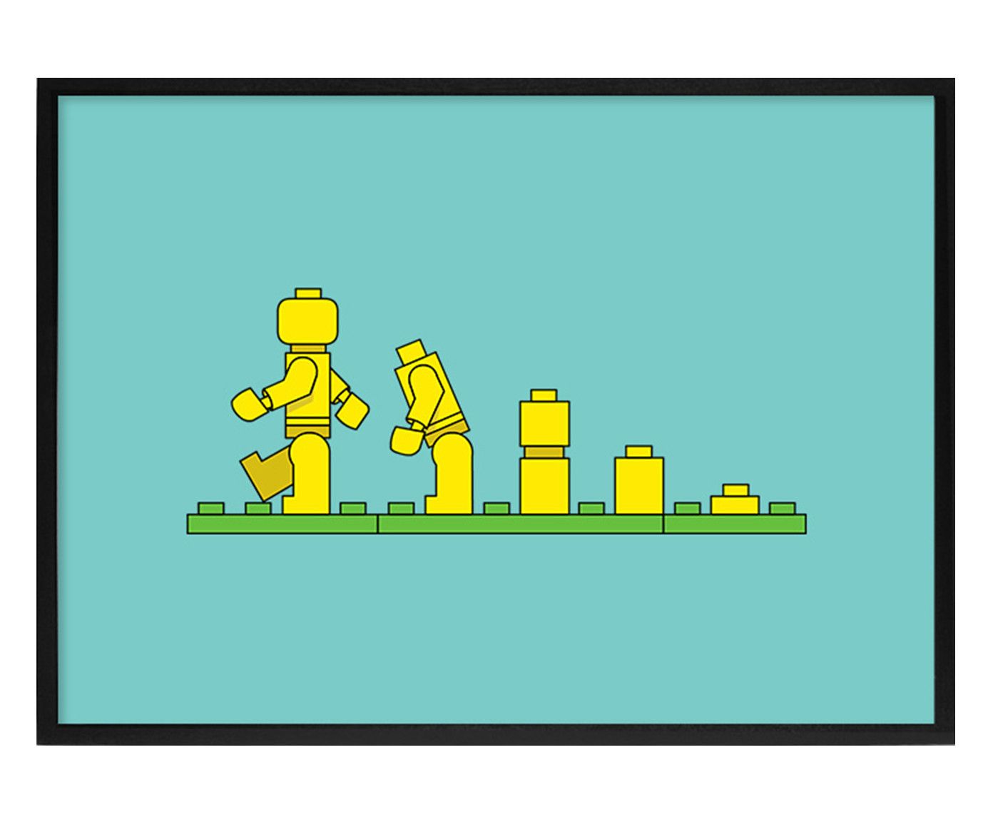 Quadro Lego Evolução - 32X22cm | Westwing.com.br