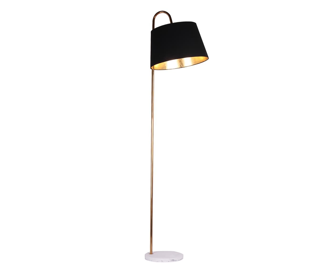 Luminária de Piso England Preta e Dourada - Bivolt | Westwing.com.br Luminária de Piso England Preta e Dourada - Bivolt | Westwing.com.br