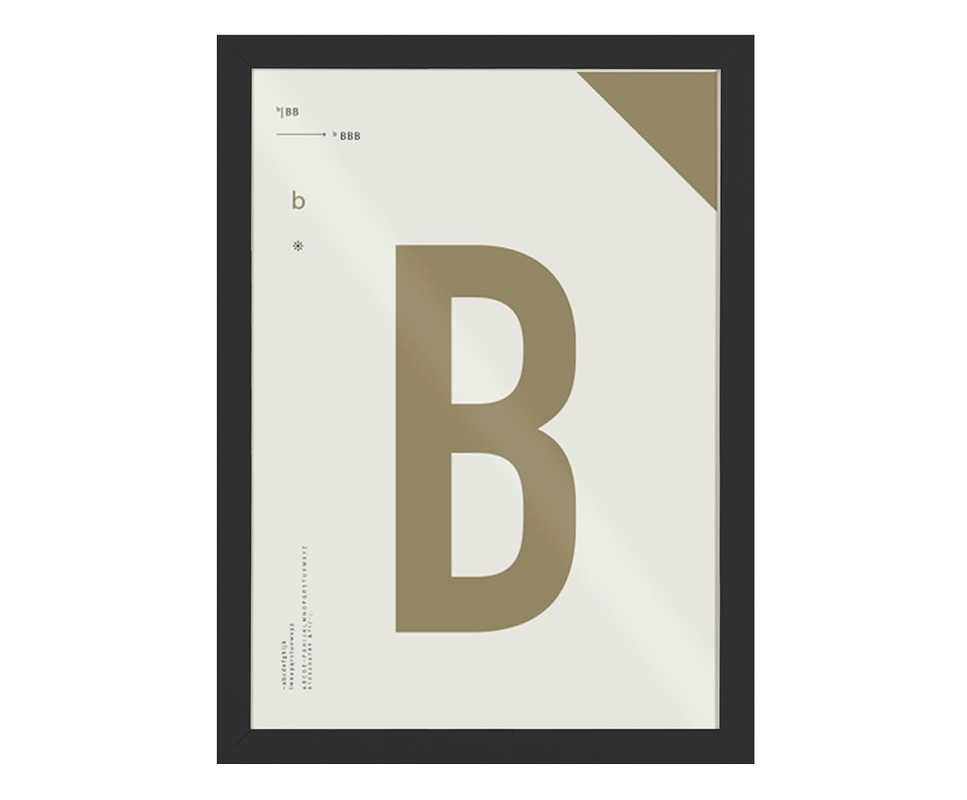Quadro Letra "B" Bonina - 57X77cm | Westwing.com.br